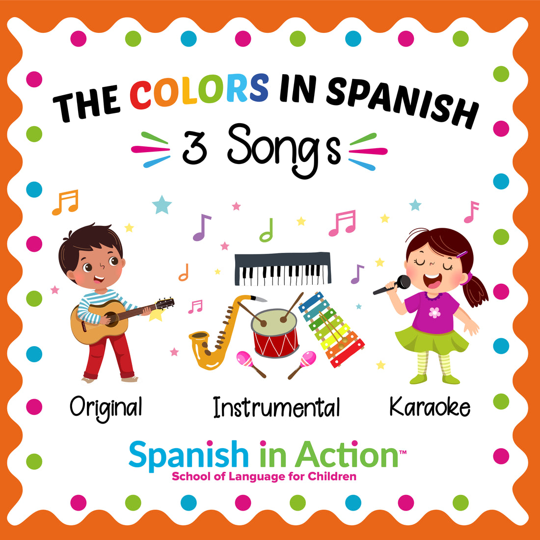 The Colors (Los Colores) Original 3-in-1 Song in Spanish for Kids ...
