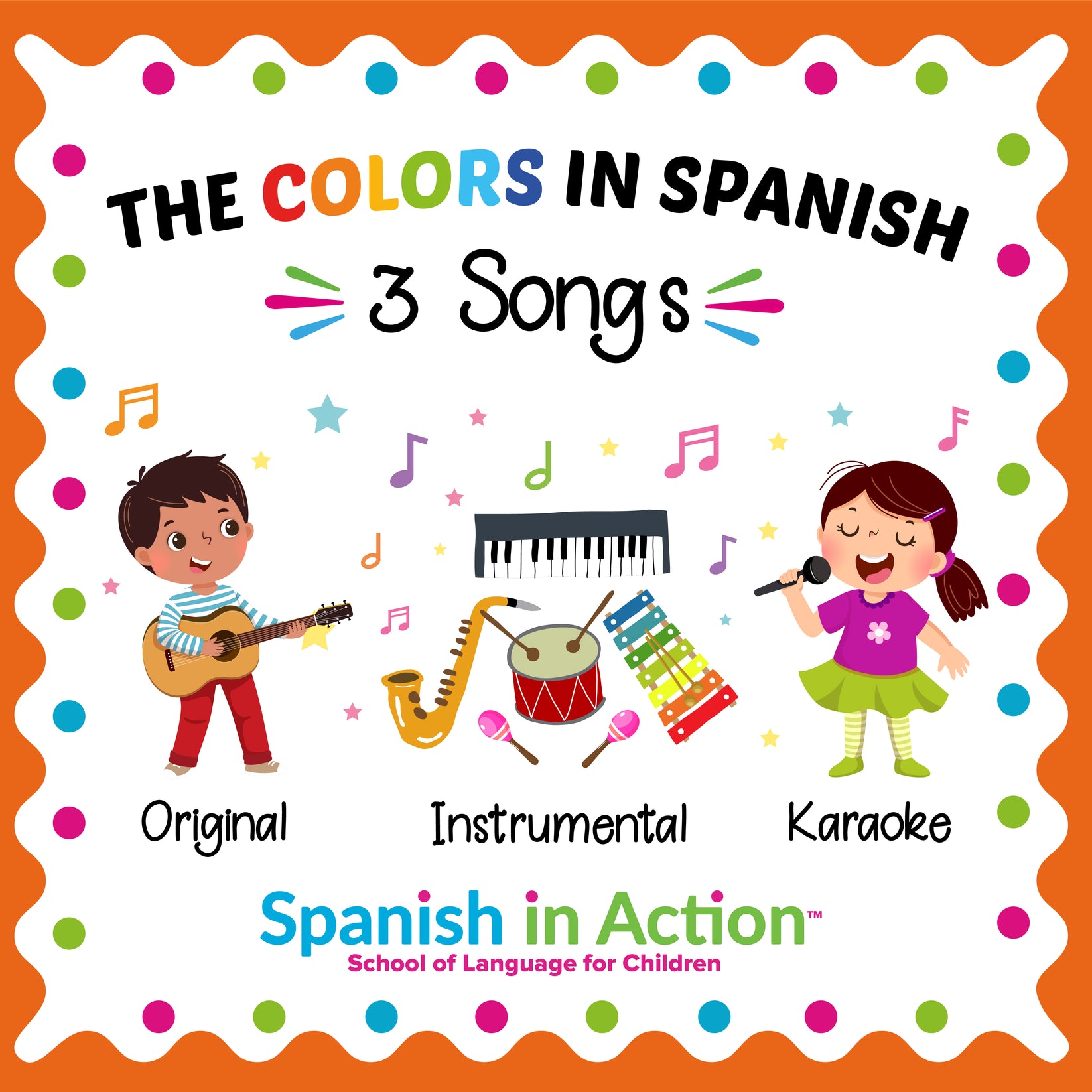 The Colors (Los Colores) Original 3-in-1 Song in Spanish for Kids ...